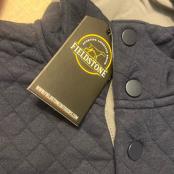 fieldstone | Shirts | Nwt Fieldstone Navy Quilted Pullover In Size ...